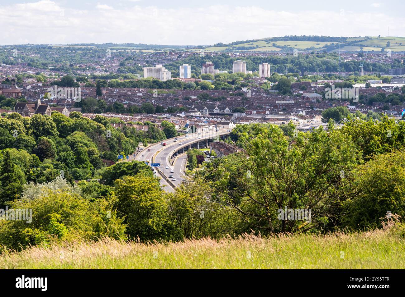 Bristol motorway housing hi-res stock photography and images - Alamy