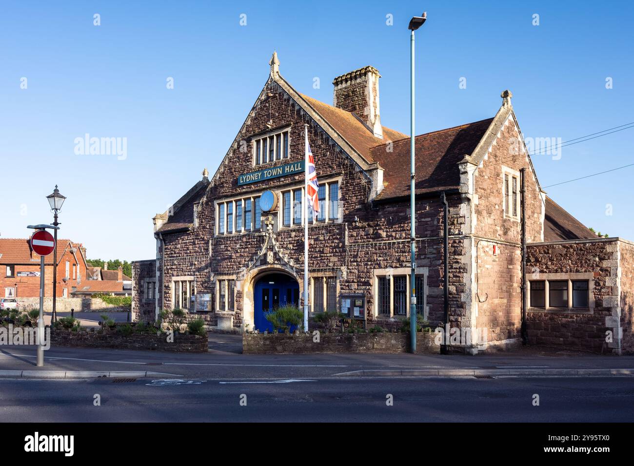 Sun shines on the Jacobethan Revival style exterior of the Victorian ...