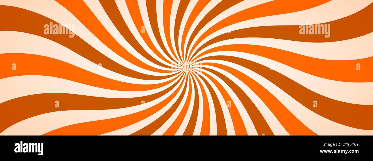 Caramel candy sunburst background. Salted caramel ice cream sunbeam ...