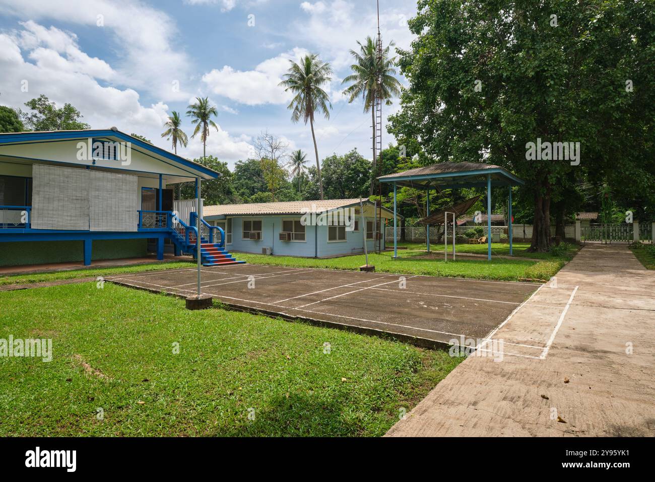 At the cinder block home of Communist leader Kayson Phomvihane. In ...