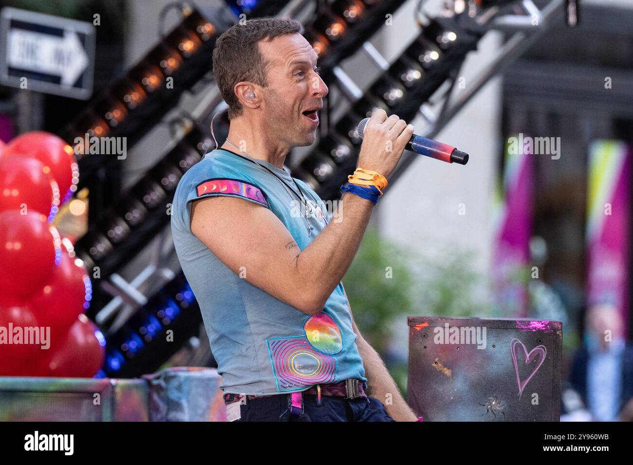 October 8, 2024, New York, New York, United States: Chris Martin ...