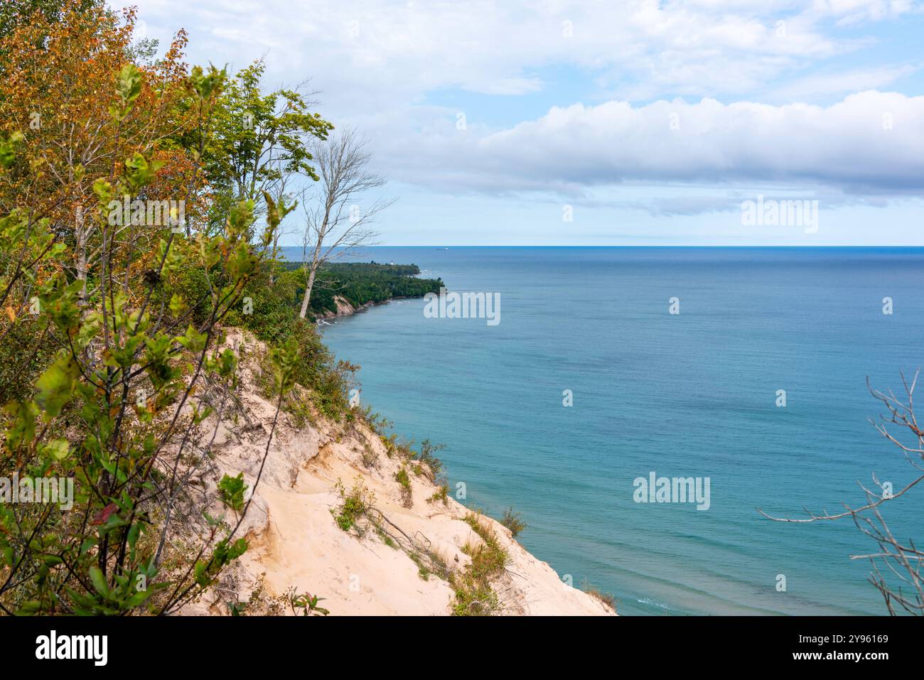 Photograph of Pictured Rocks National Lakeshore, captured on an August ...