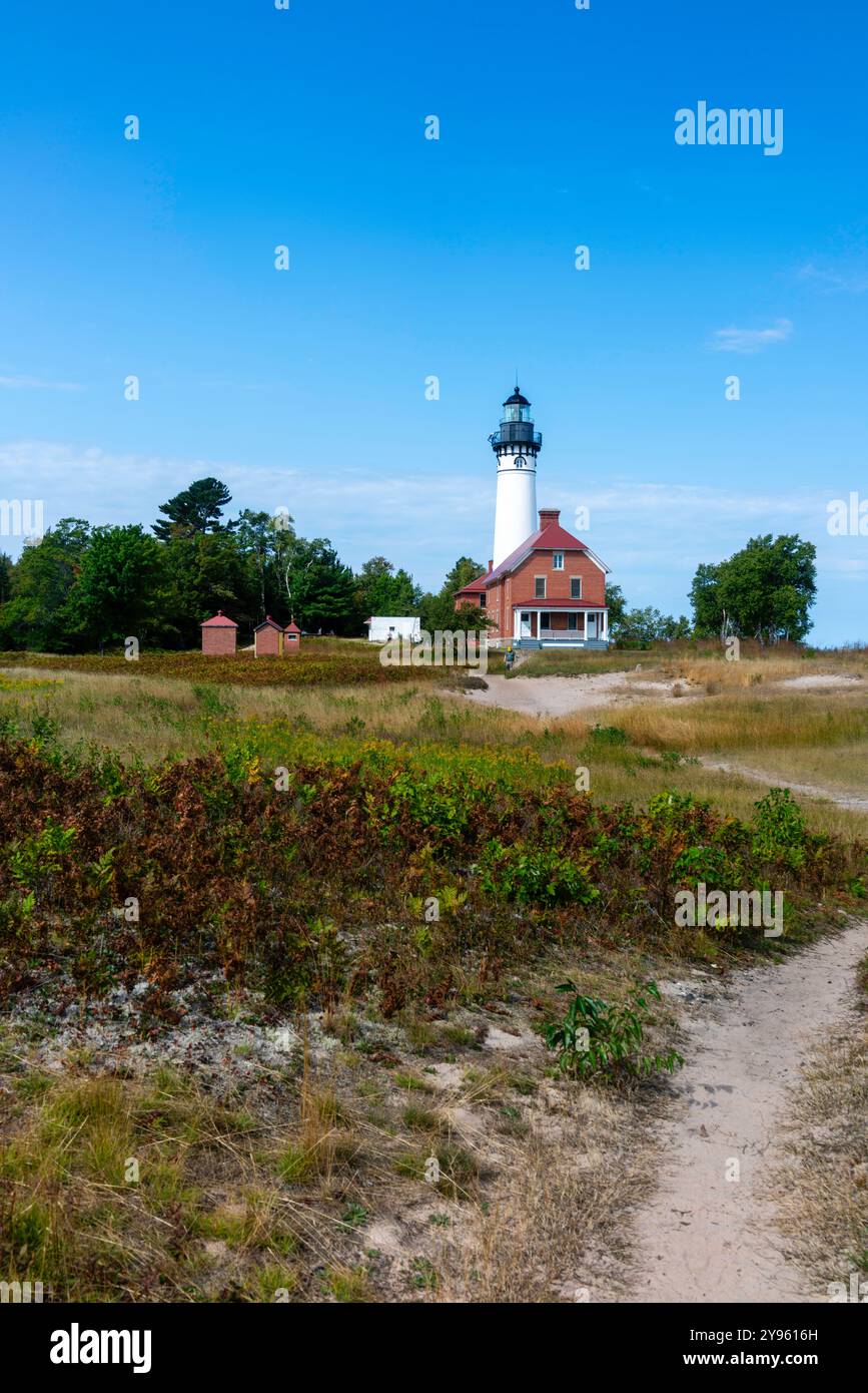 Photograph of the Au Sable Lighthouse, Pictured Rocks National ...