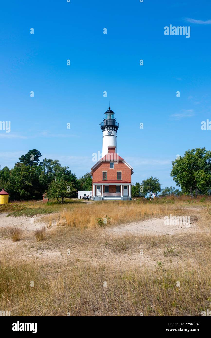 Photograph of Au Sable Lighthouse, Pictured Rocks National Lakeshore ...