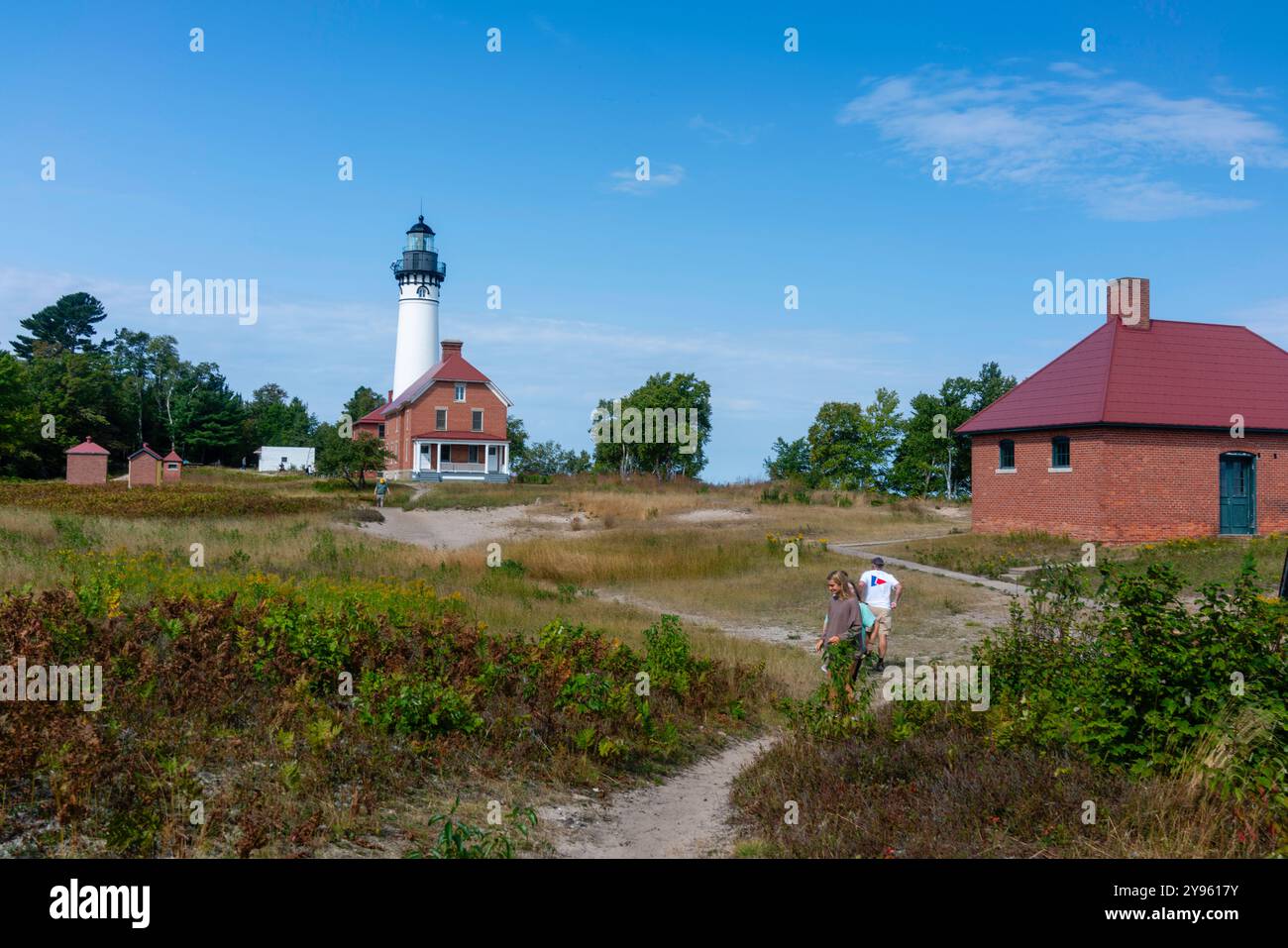 Photograph of the Au Sable Lighthouse, Pictured Rocks National ...