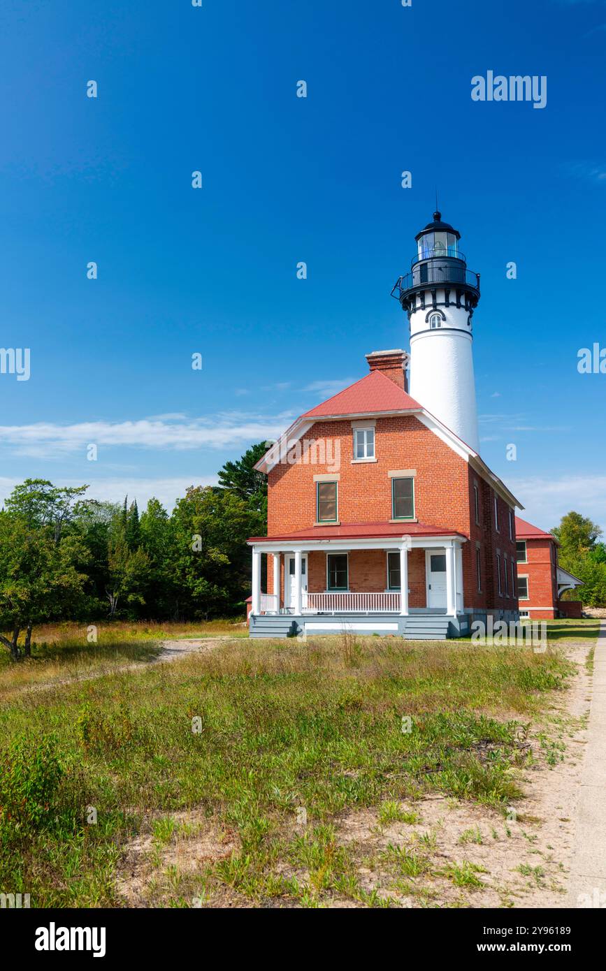 Photograph of Au Sable Lighthouse, Pictured Rocks National Lakeshore ...