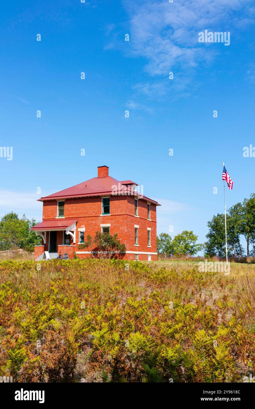 Photograph of Au Sable Lighthouse, Pictured Rocks National Lakeshore ...