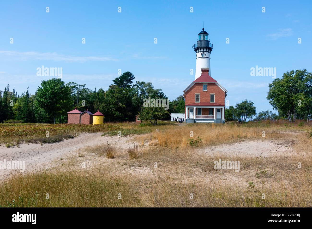 Photograph of Au Sable Lighthouse, Pictured Rocks National Lakeshore ...