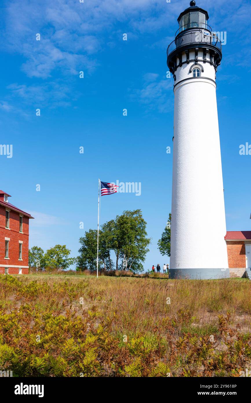 Photograph of Au Sable Lighthouse, Pictured Rocks National Lakeshore ...