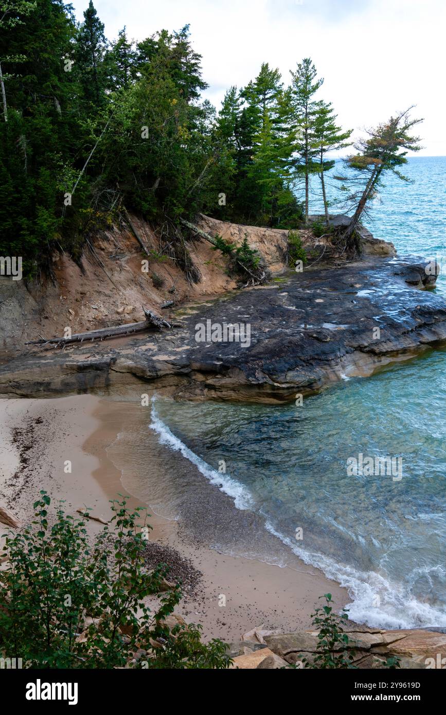 Photograph of "The Coves," Pictured Rocks National Lakeshore, captured ...