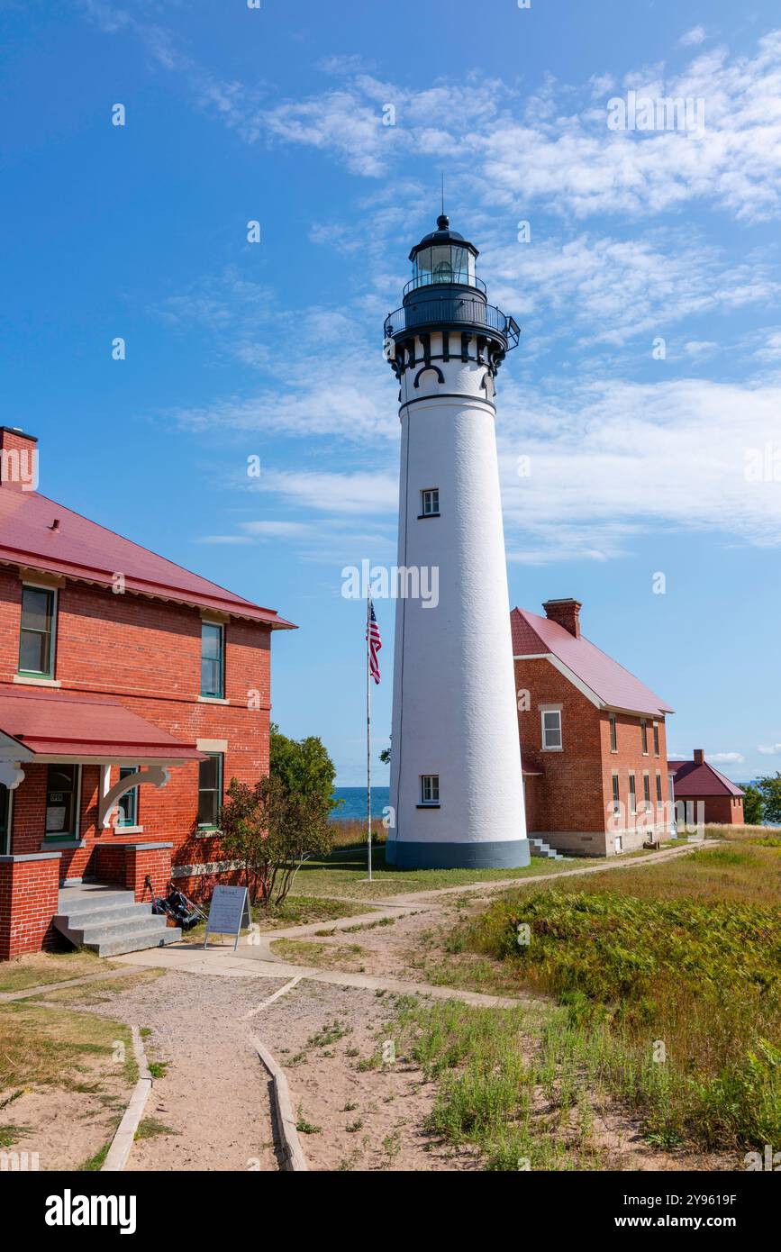 Photograph of Au Sable Lighthouse, Pictured Rocks National Lakeshore ...