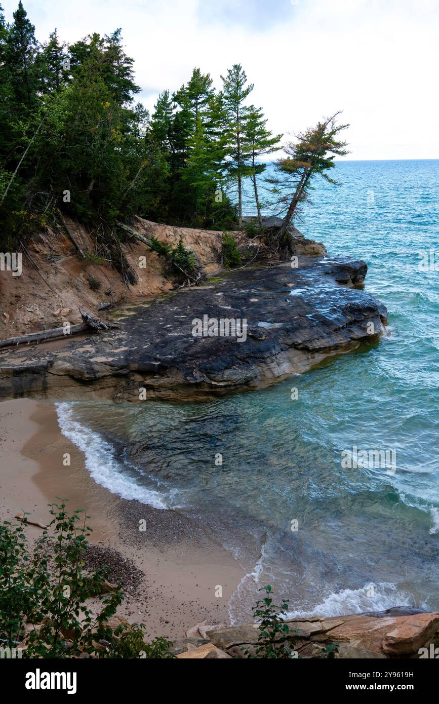 Photograph of "The Coves," Pictured Rocks National Lakeshore, captured ...
