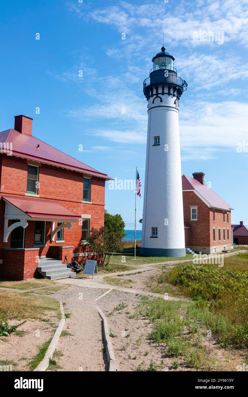 Photograph of Au Sable Lighthouse, Pictured Rocks National Lakeshore ...