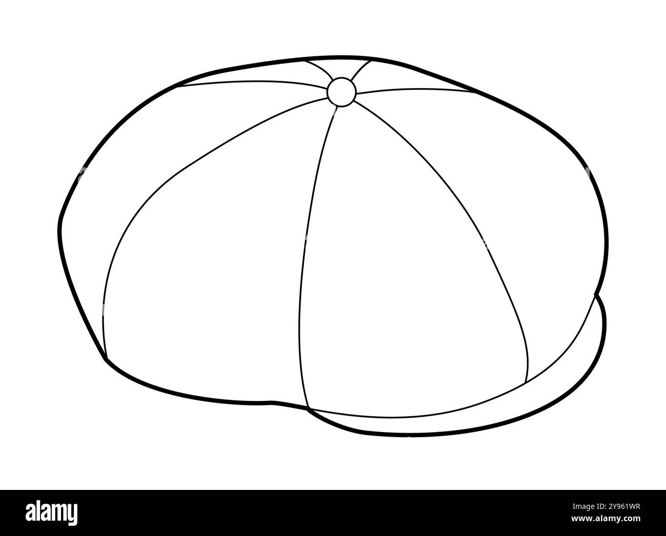 Paperboy Gatsby Cap with Peak. Apple Newsboy Hat Fashion accessory ...