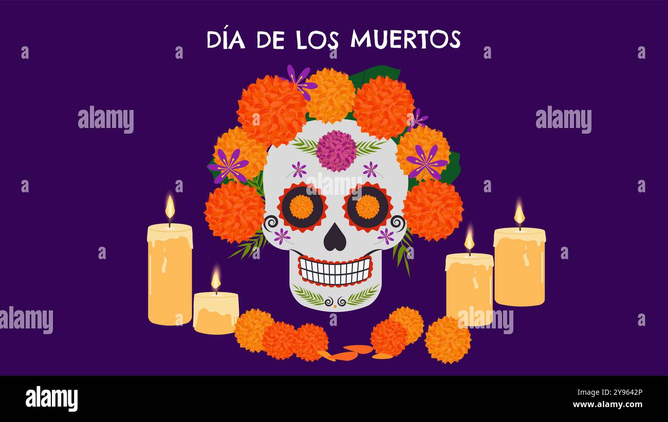 Day of Dead. Dia De Los Muertos. Traditional Mexican holiday honoring ...