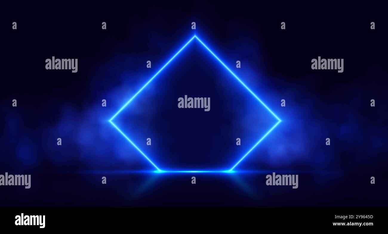 Blue magic arch glowing Stock Vector Images - Alamy