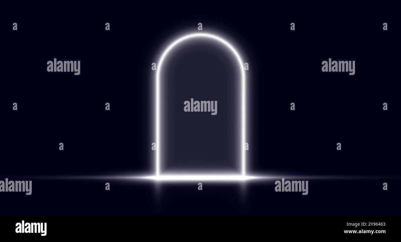 White space gate portal Stock Vector Images - Alamy