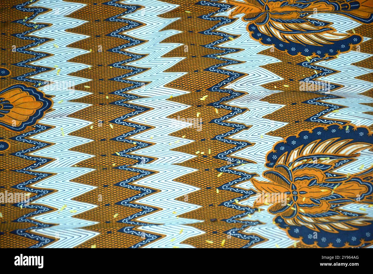 detailed patterns of Indonesia batik cloth Stock Photo - Alamy
