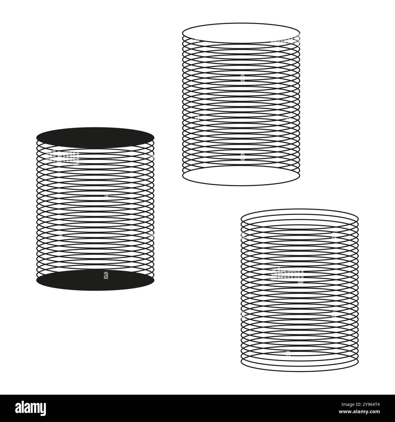 cylinder shapes with lines. vector geometric forms. abstract wireframe ...