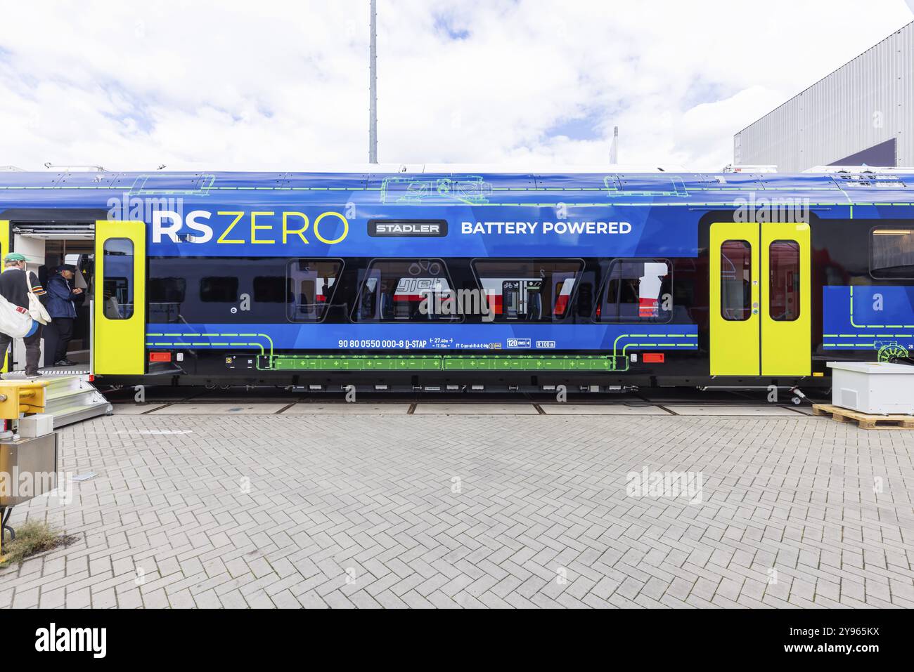RS ZERO with hydrogen drive from Stadler Rail AG, manufacturer of rail ...