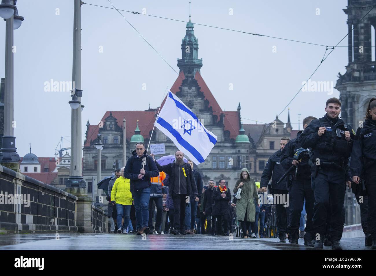 Commemoration of the 1st anniversary of the attack on Israel. The rally ...