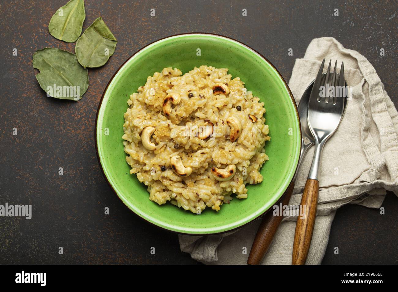 Ven Pongal (Khara Pongal), traditional Indian savoury rice dish made ...
