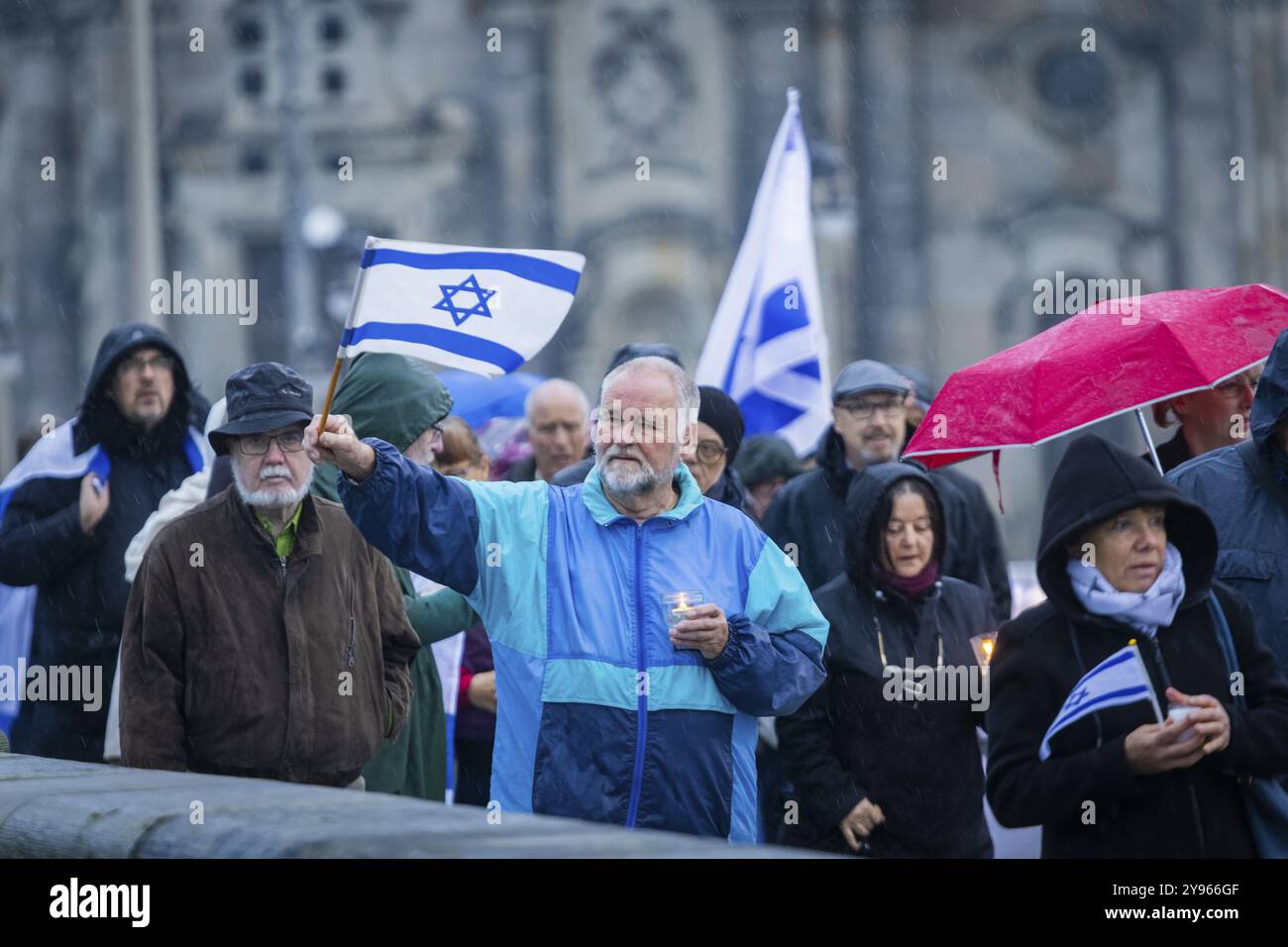 Commemoration of the 1st anniversary of the attack on Israel. The rally ...