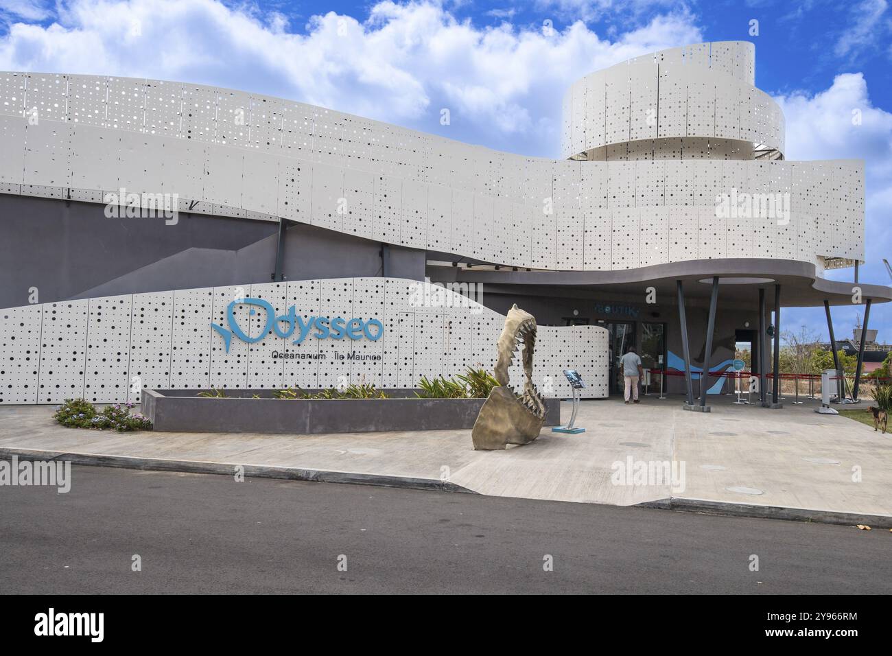 Building. Entrance, Odysseo Oceanarium Mauritius, Indian Ocean, Island ...