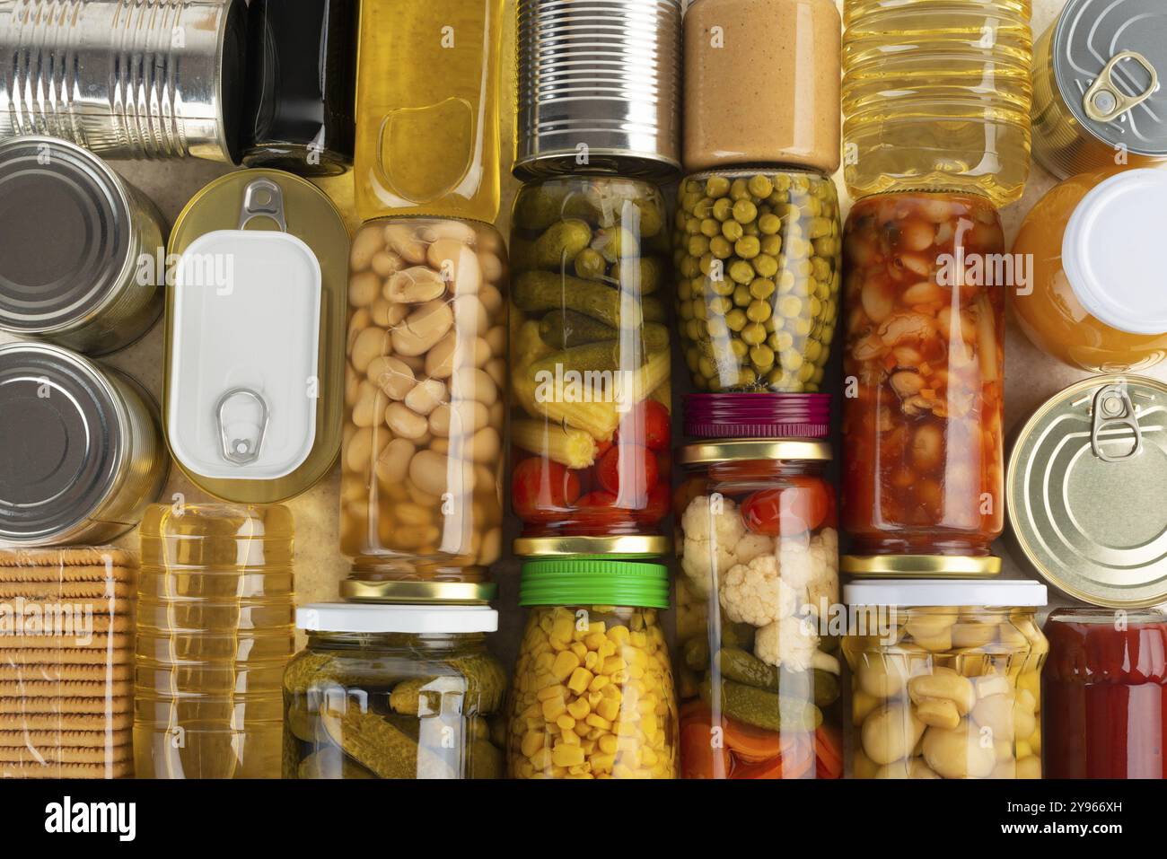 Emergency groceries food background flat lay, food photography, food ...