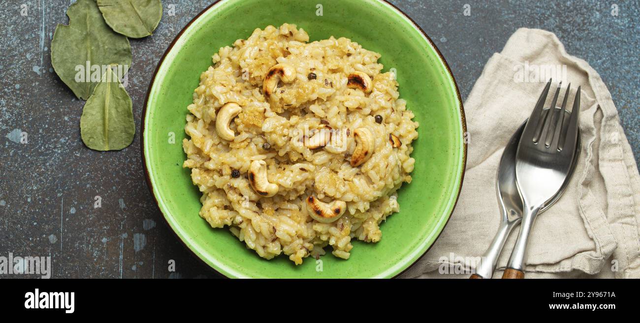 Ven Pongal (Khara Pongal), traditional Indian savoury rice dish made ...