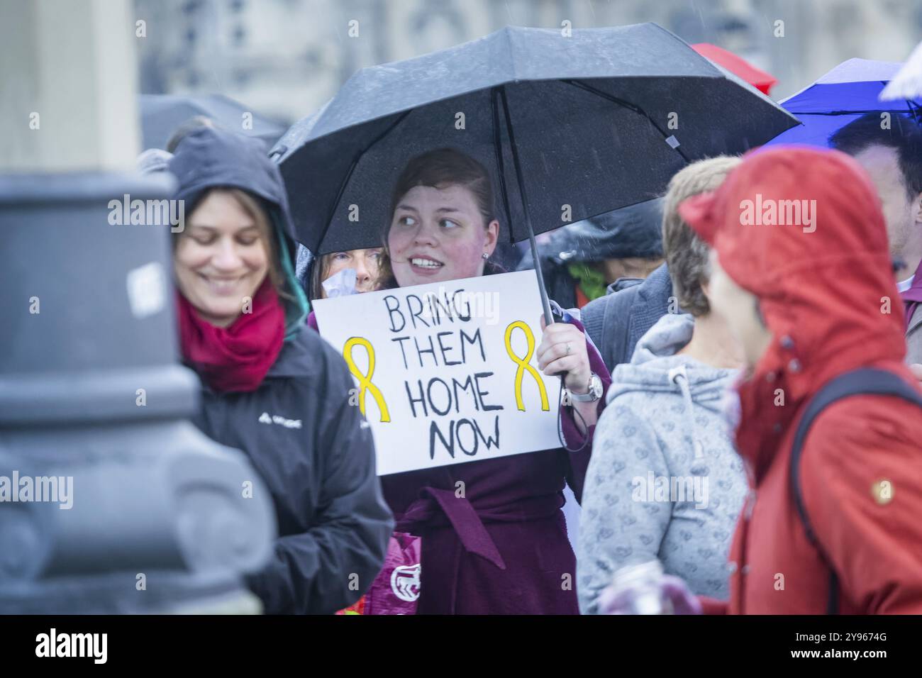 Commemoration of the 1st anniversary of the attack on Israel. The rally ...
