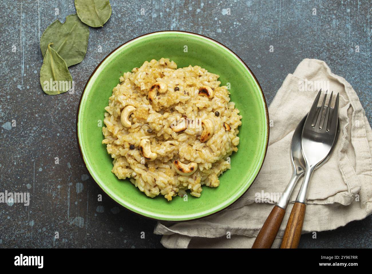 Ven Pongal (Khara Pongal), traditional Indian savoury rice dish made ...