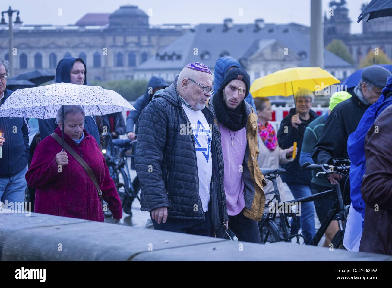 Commemoration of the 1st anniversary of the attack on Israel. The rally ...