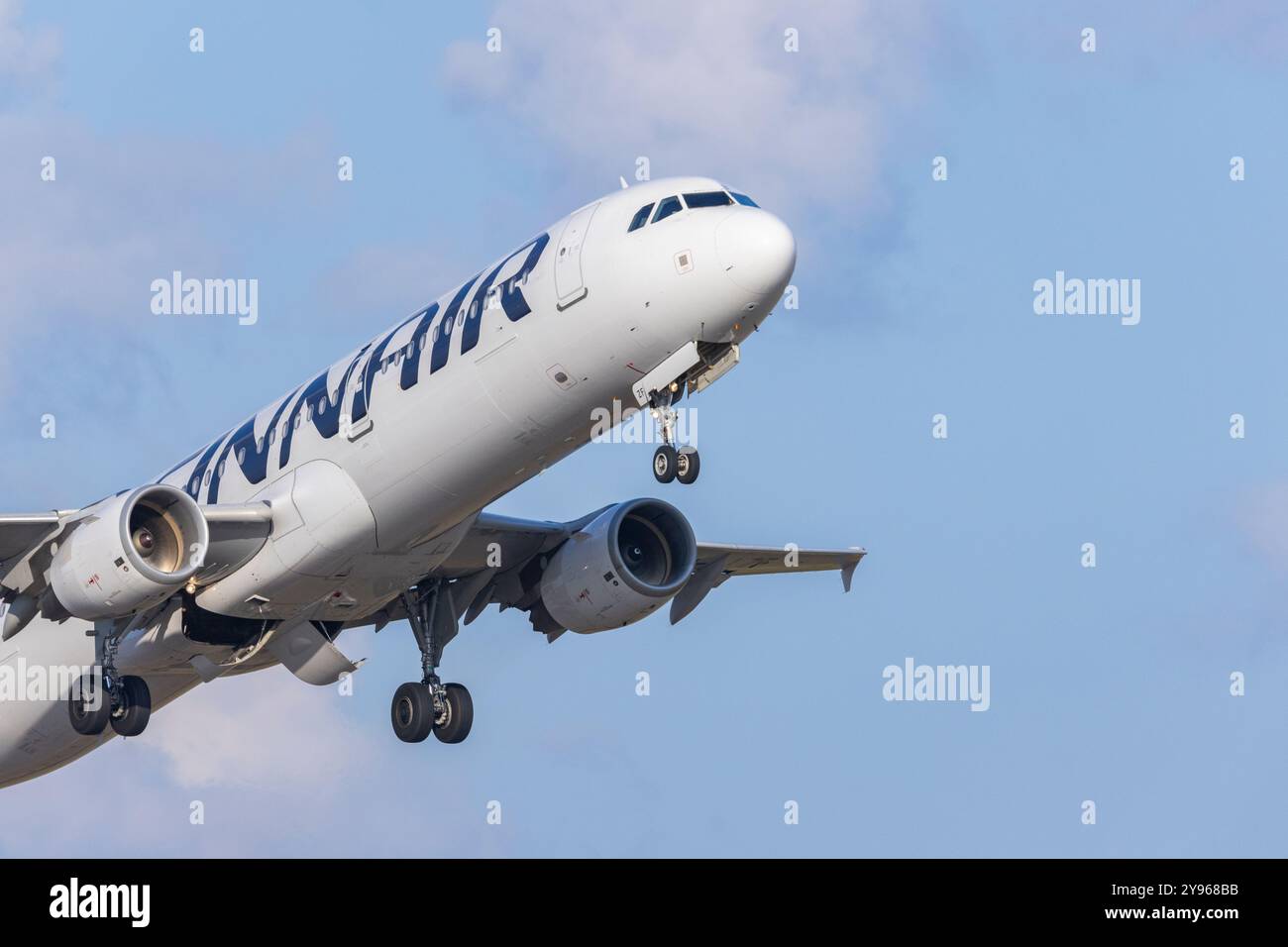 Finnair Airbus a321 taking off from Helsinki airport Stock Photo - Alamy