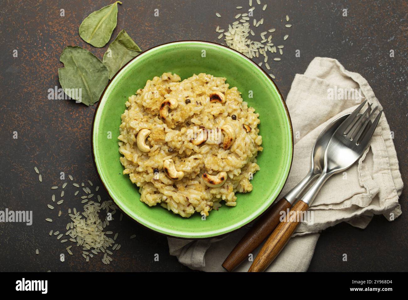 Ven Pongal (Khara Pongal), traditional Indian savoury rice dish made ...