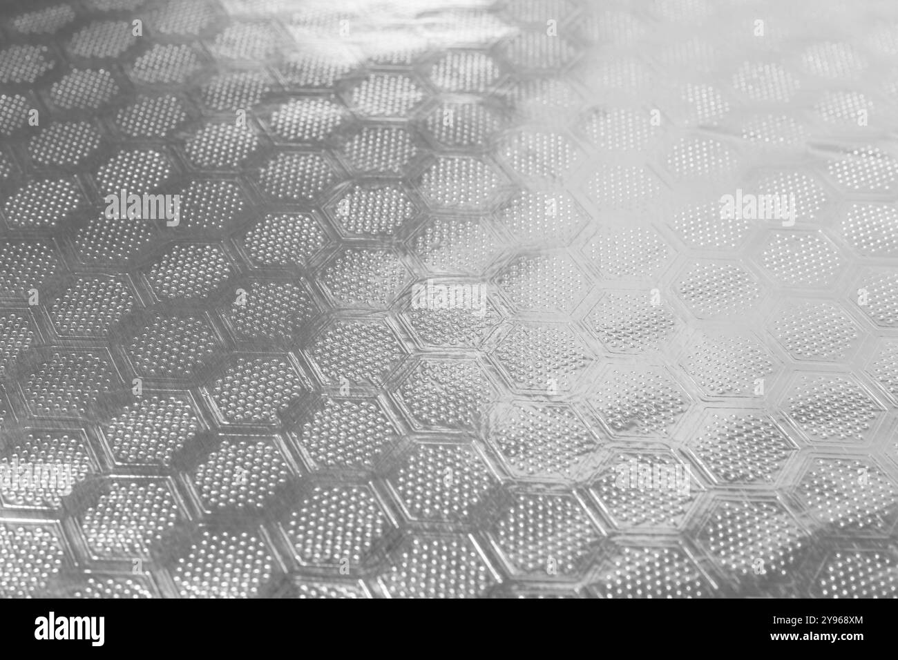 Shiny silver tinfoil surface as background, closeup Stock Photo - Alamy