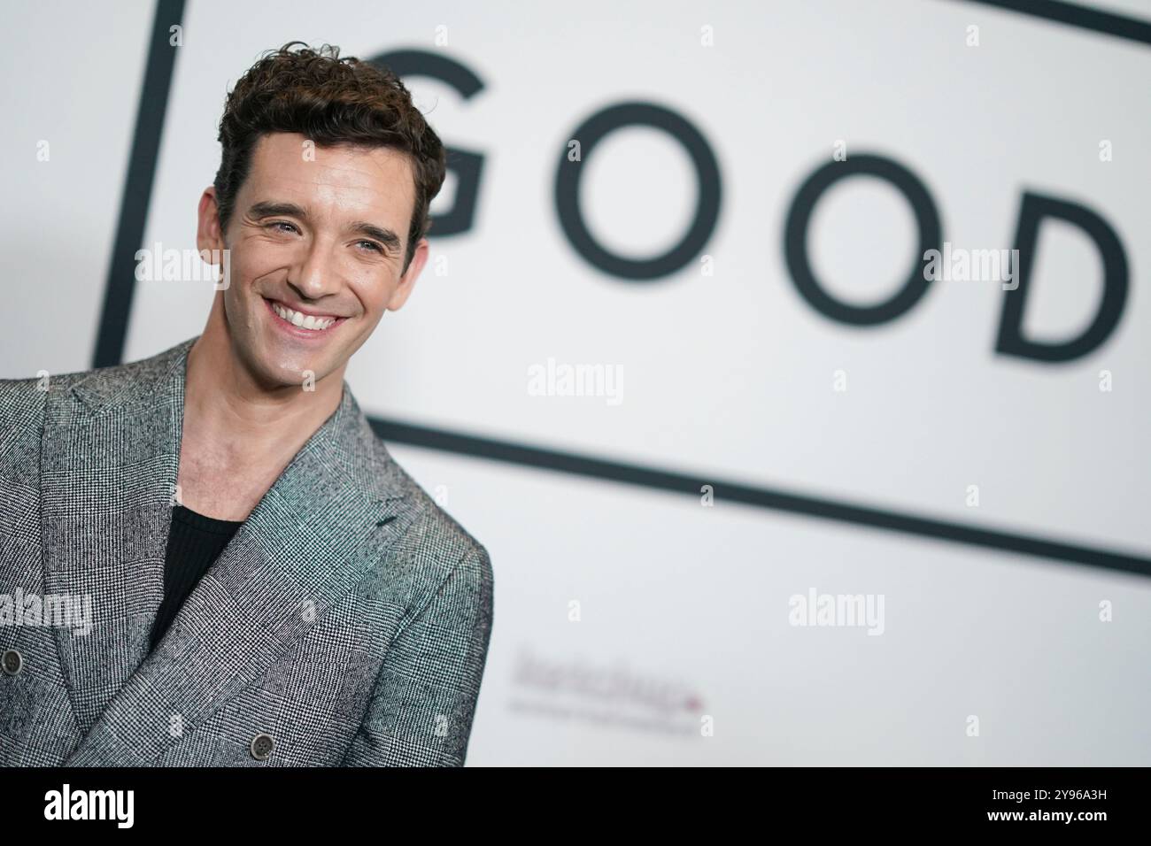 Michael Urie arrives at the premiere of "Goodrich" on Tuesday, Oct. 8 ...