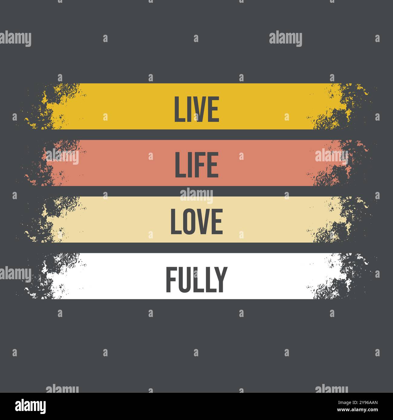 LIVE LIFE LOVE FULLY VECTOR EPS PRINT-READY Stock Vector Image & Art ...
