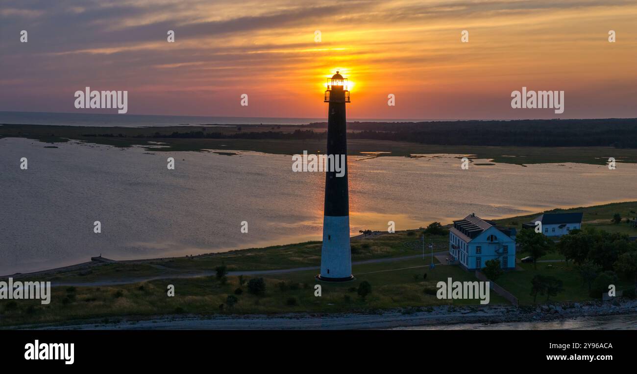 Landscape at the Sõrve peninsula on the Saaremaa island in Estonia ...