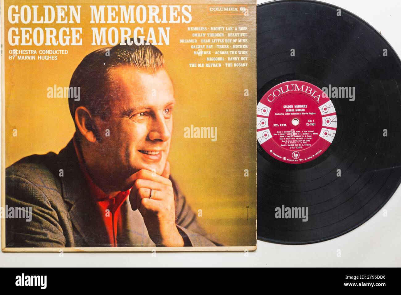 George Morgan Golden Memories 33 1/3 rpm long play record album front ...
