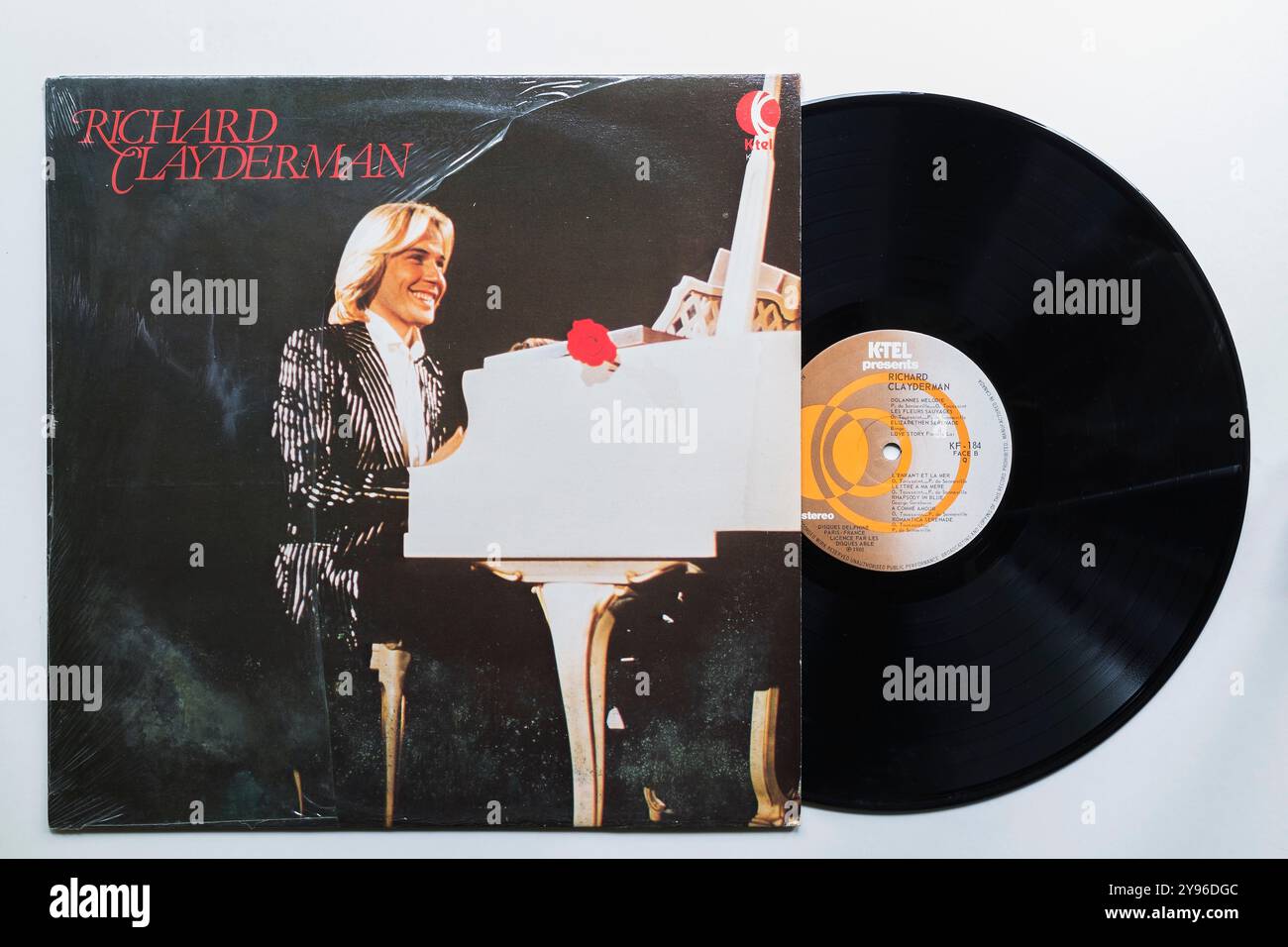 Richard Clayderman 33 1/3 rpm long play record album cover and vinyl ...
