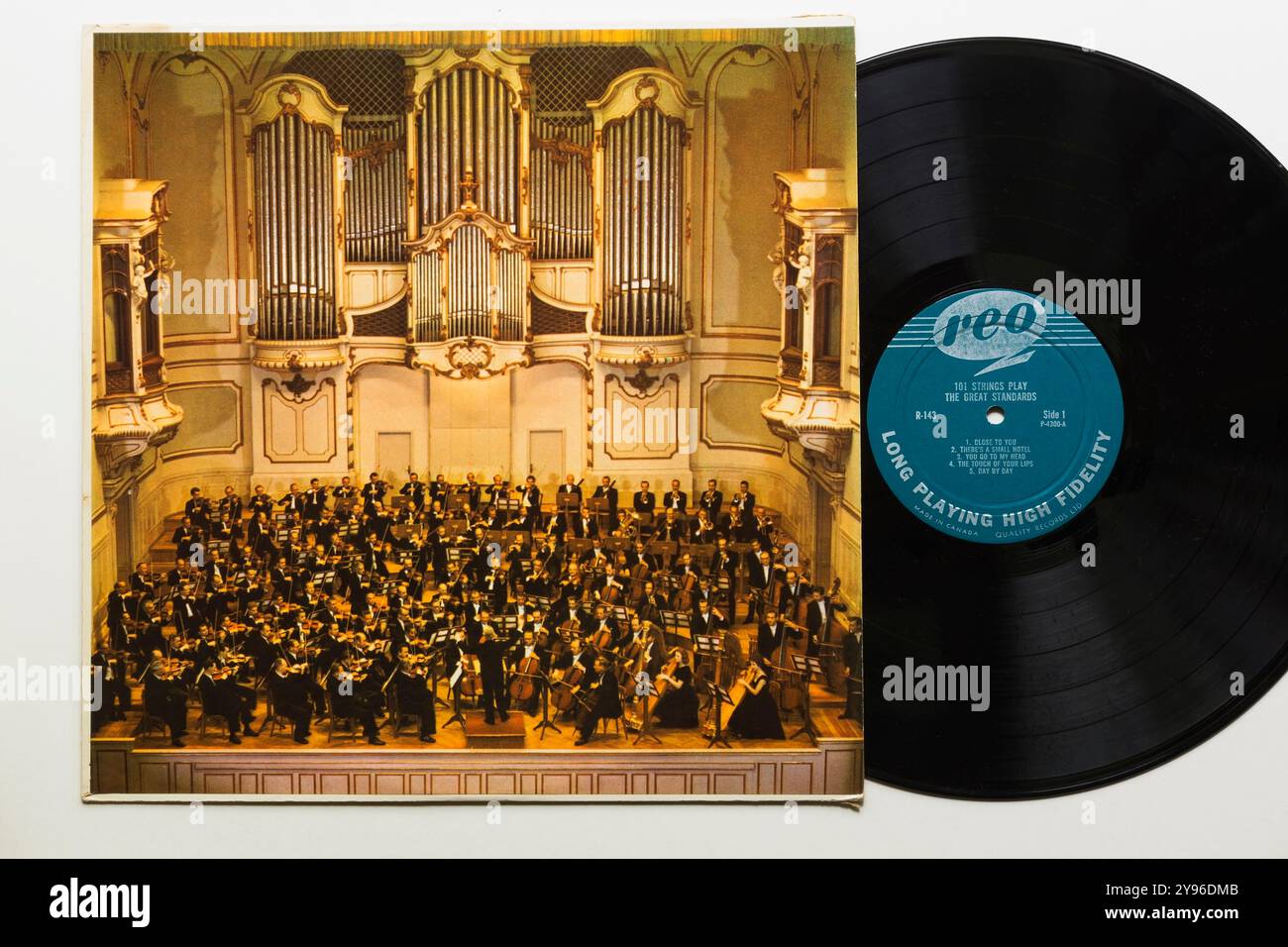 101 Strings Pay the World's Great Standards 33 1/3 rpm long play record ...