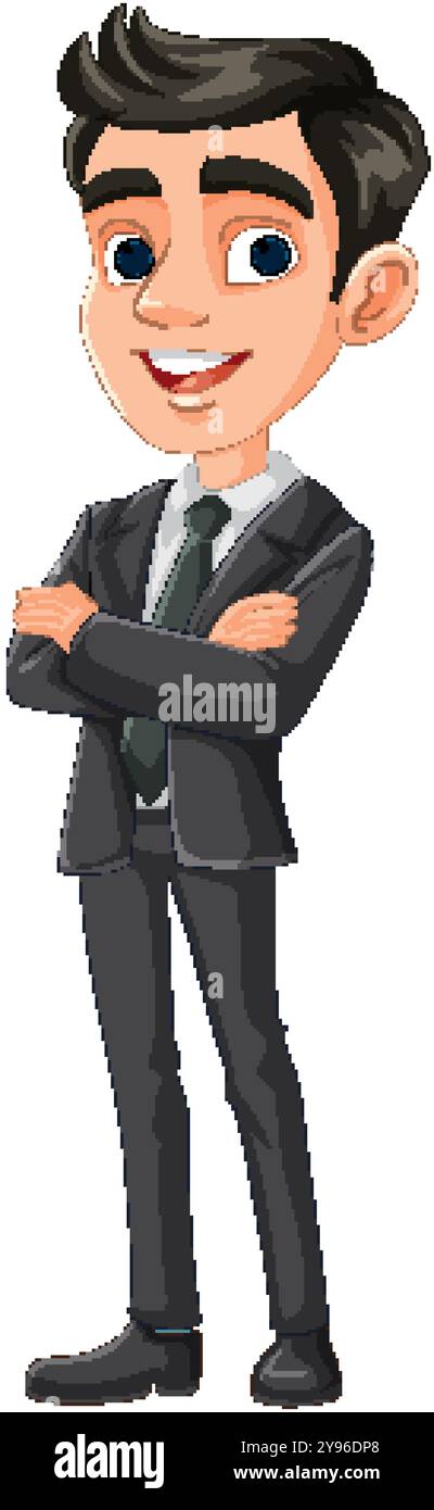 Man in formal business attire Stock Vector Images - Alamy