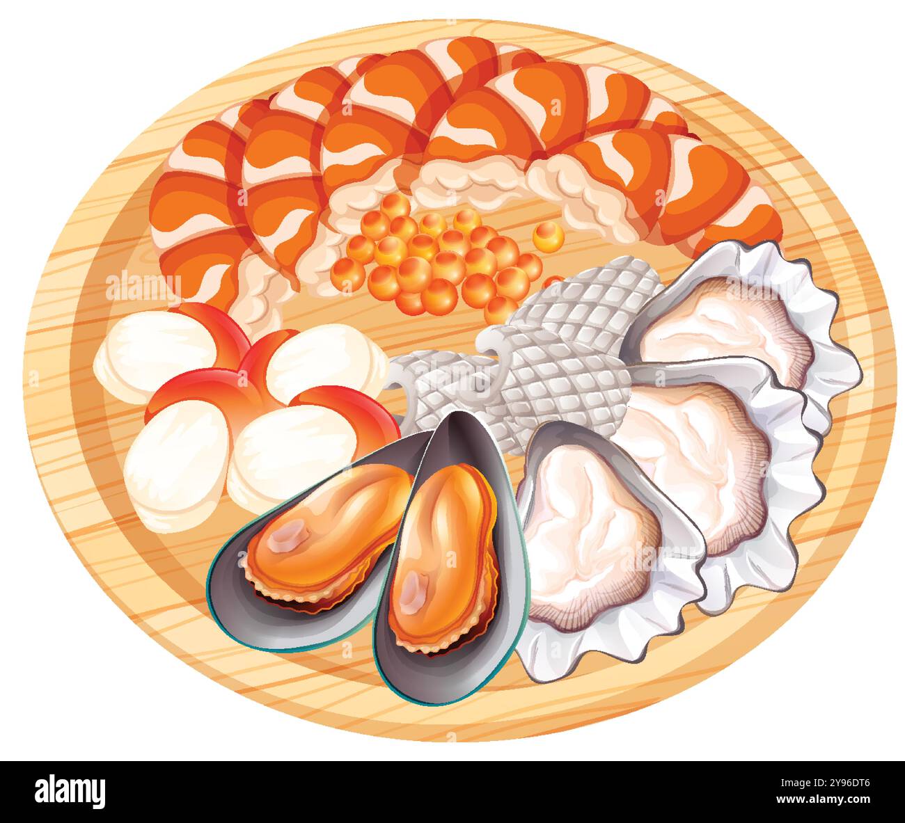 Variety seafood ocean fish Cut Out Stock Images & Pictures - Alamy