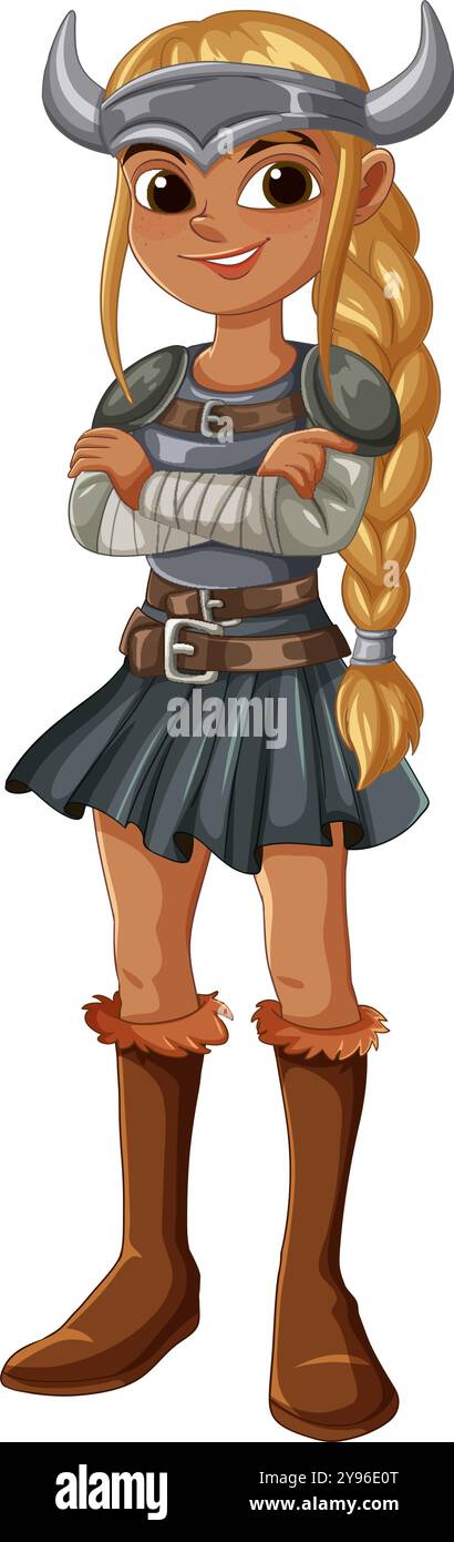 Hair in braid Stock Vector Images - Alamy