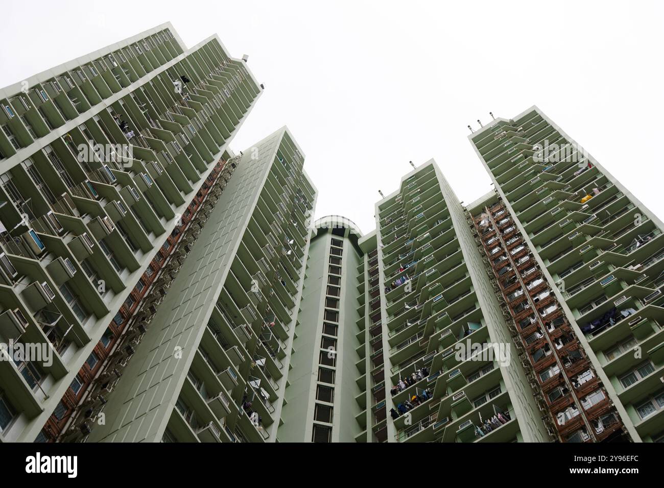 Typical high rise residential tower block in Hong Kong Stock Photo - Alamy