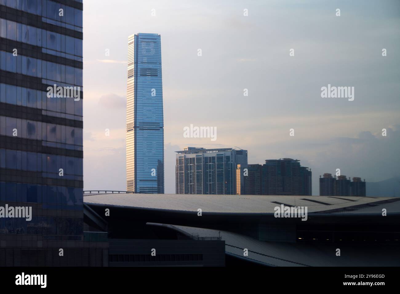 The iconic International Commerce Centre ICC building in West Kowloon ...