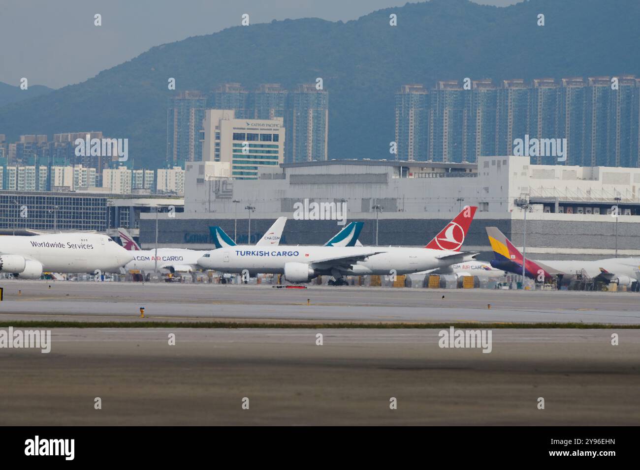 Control Tower at Hong Kong International Airport in the Greater Bay ...