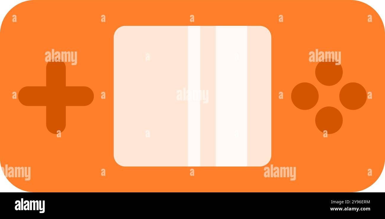 Orange video icon Stock Vector Images - Alamy