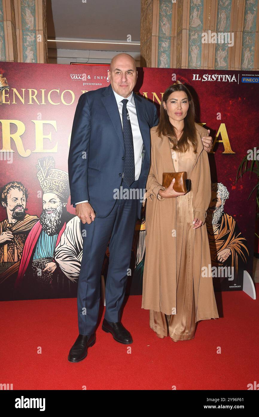 Rome, Sistina Theater Premiere of the Musical "The 7 Kings of Rome", In ...